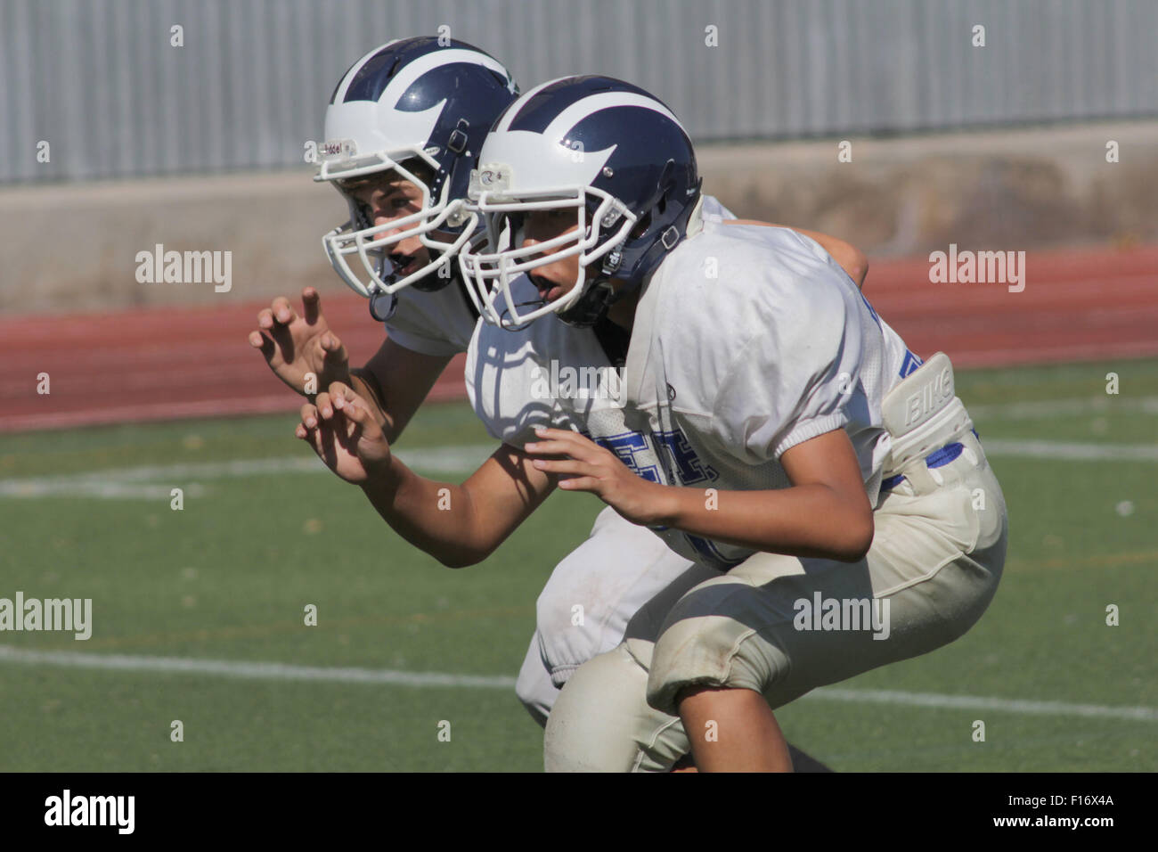 Aug. 27, 2015 - New York, New York, U.S. - High school junior varsity ...