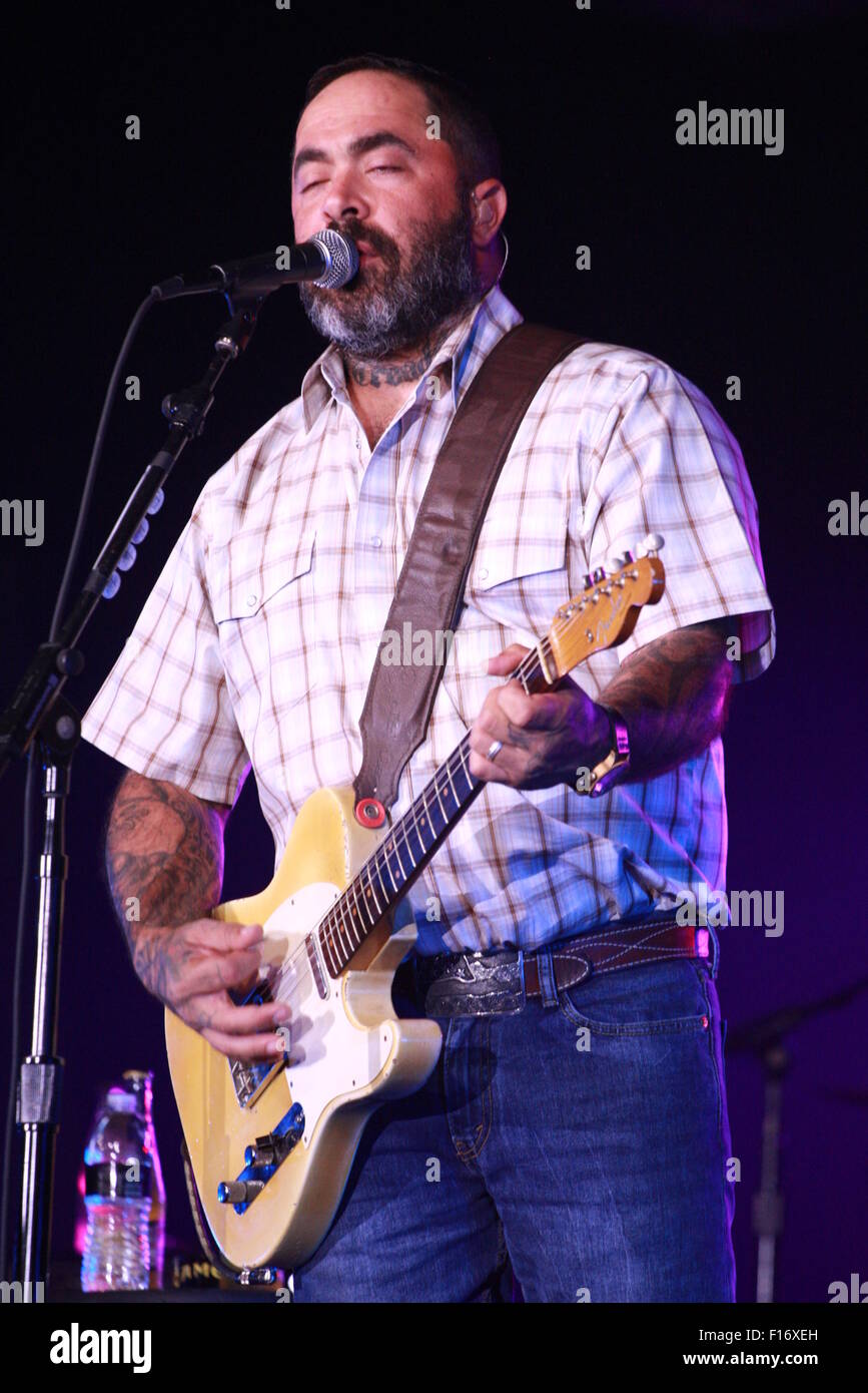 American country singer Aaron Lewis performs at the Valley Forge Music ...