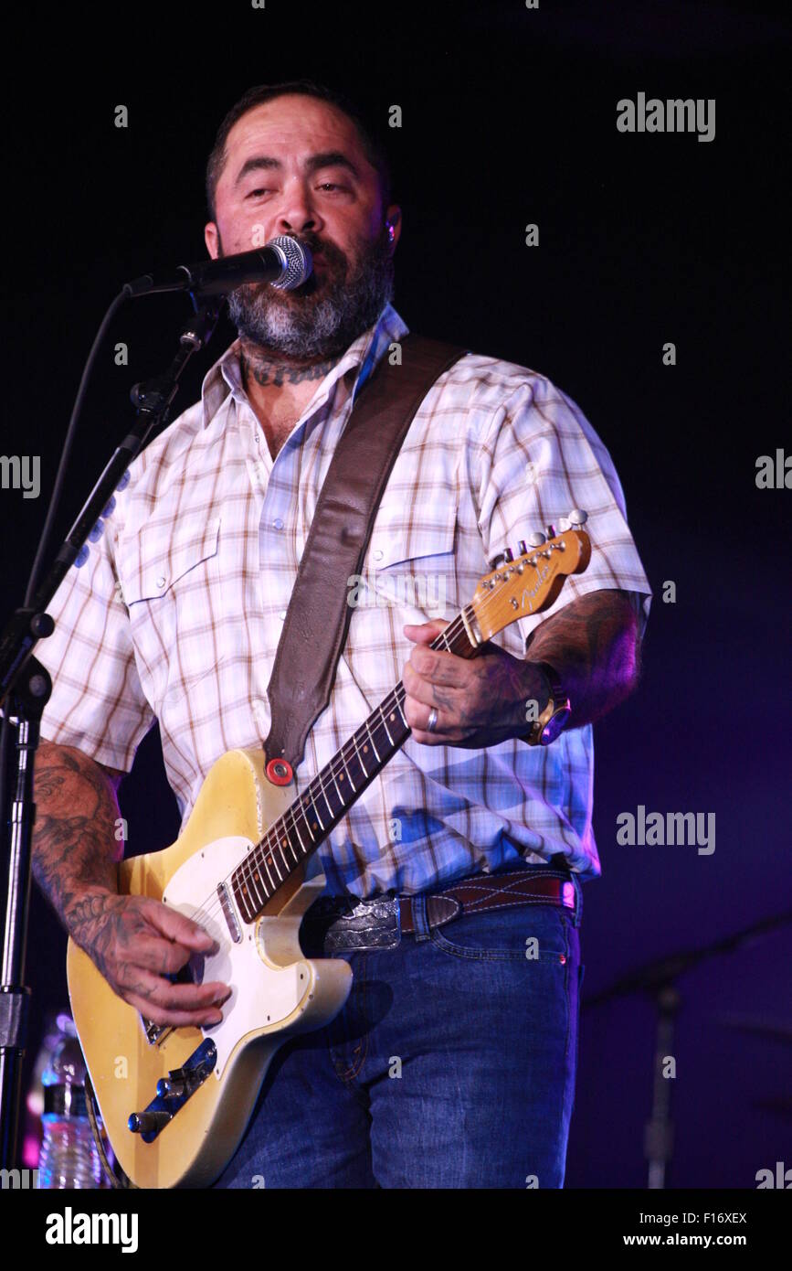 American country singer Aaron Lewis performs at the Valley Forge Music ...