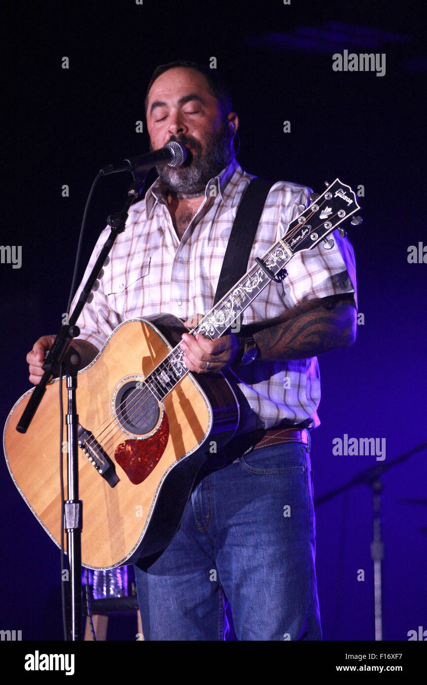American country singer Aaron Lewis performs at the Valley Forge Music ...