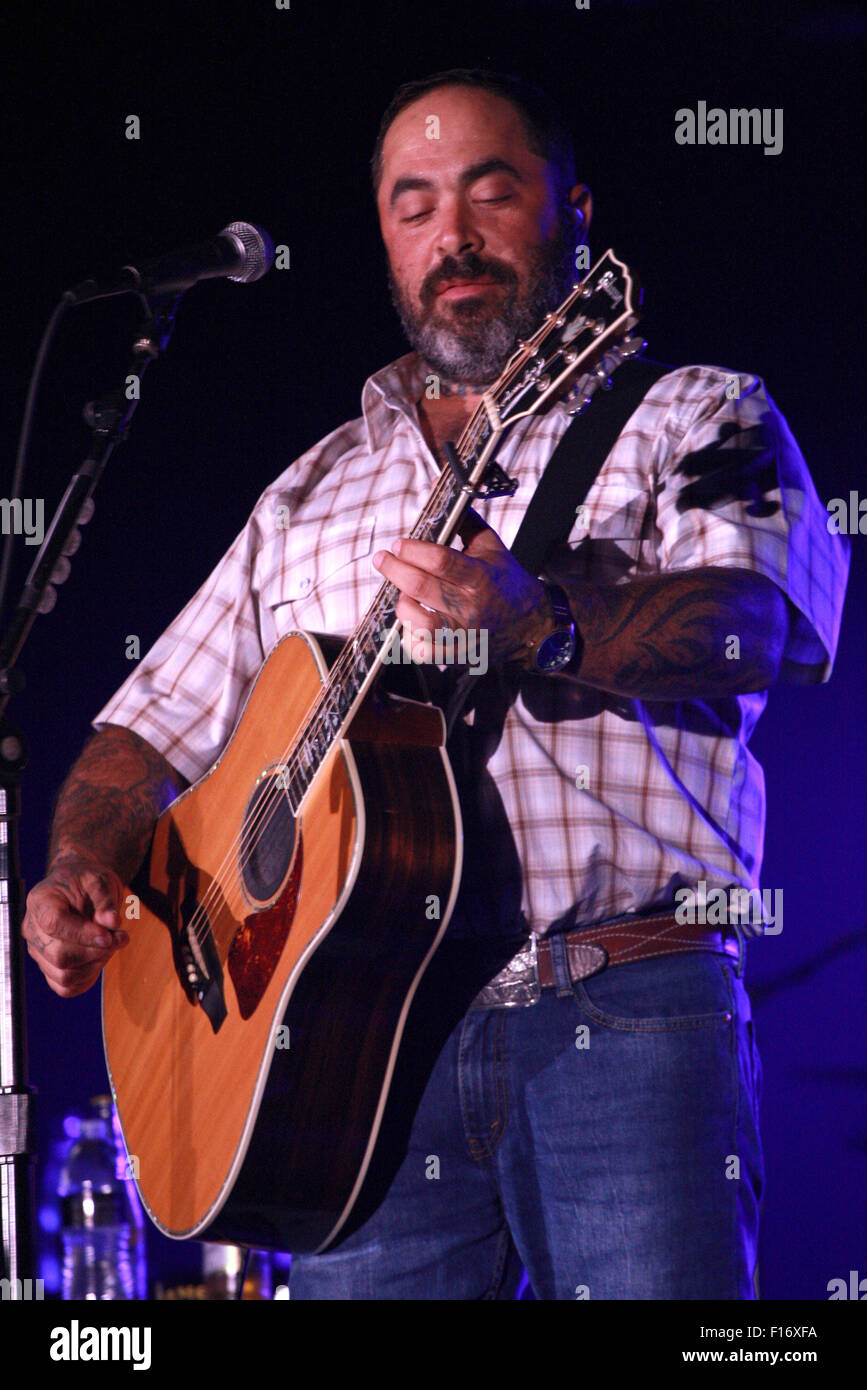 American country singer Aaron Lewis performs at the Valley Forge Music ...