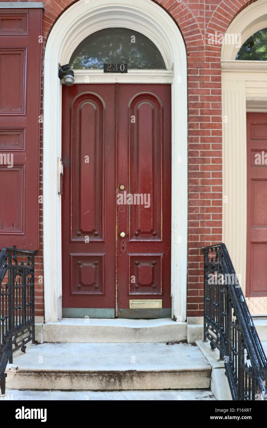Philadelphia colonial brick hi-res stock photography and images - Alamy