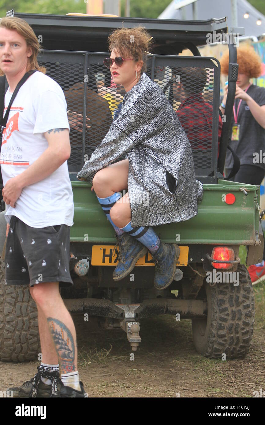 Glastonbury Festival 2015 - Day 4 - Celebrity Sightings Featuring ...