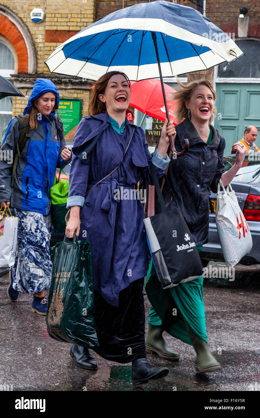 Young Opera Fans Arrive In The Pouring Rain At Lewes Station En Route ...