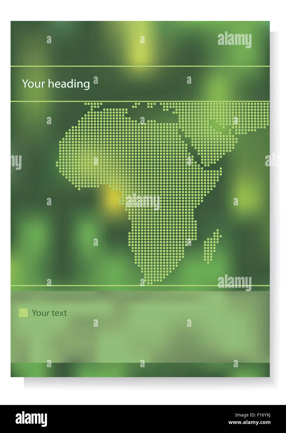 Modern brochure leaflet flyer Cut Out Stock Images & Pictures - Alamy