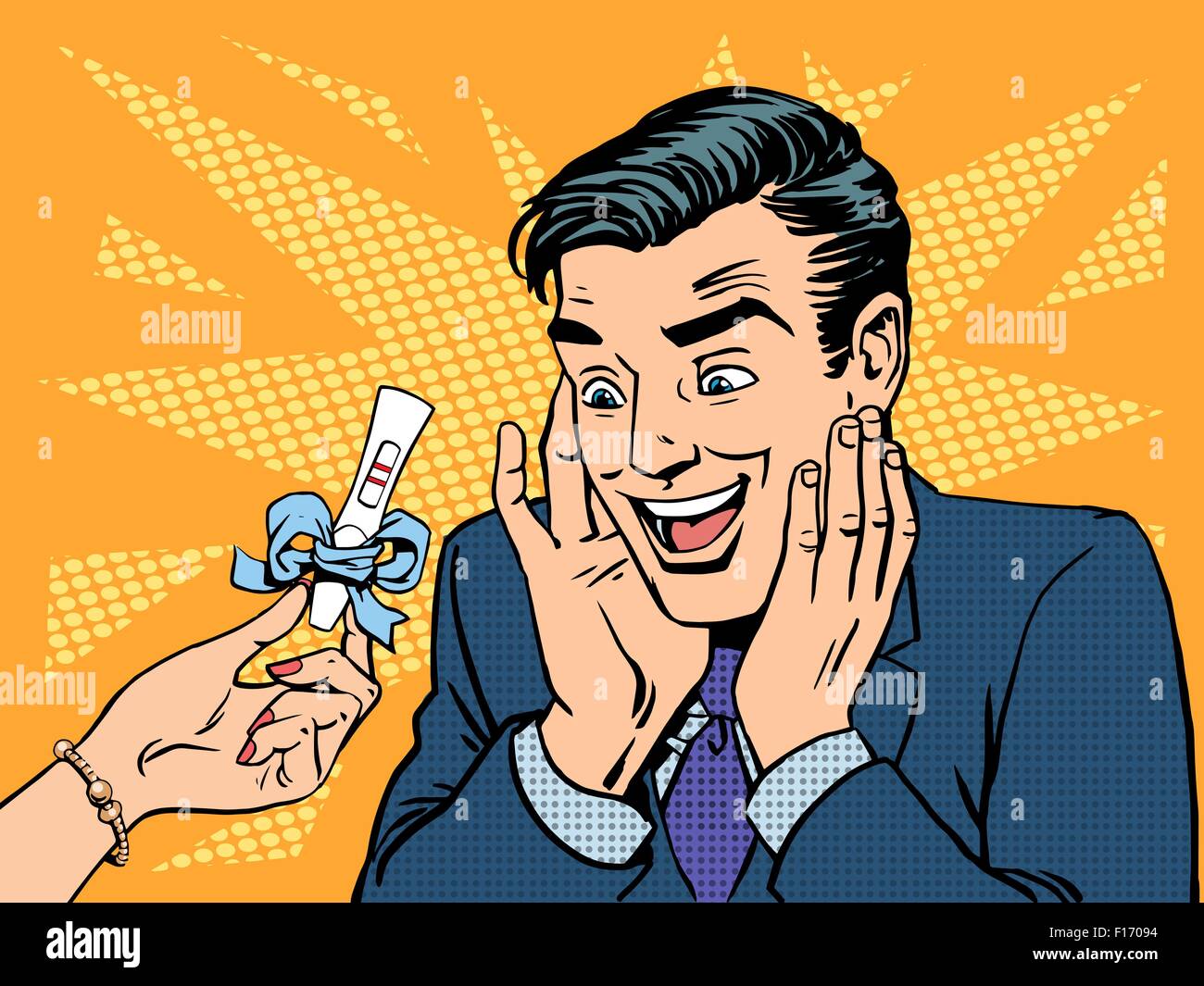 Joy pregnancy Stock Vector Images - Alamy