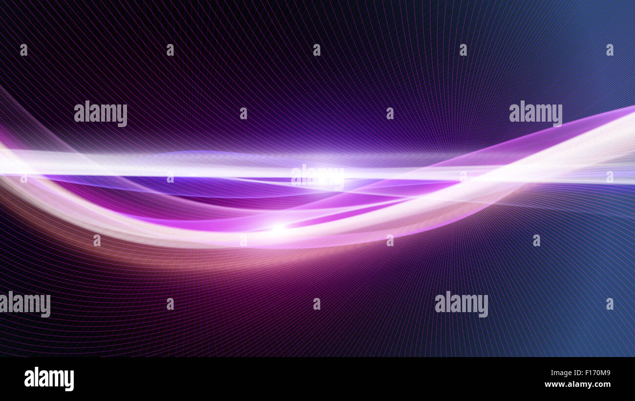 Futuristic technology wave background design with lights Stock Photo ...