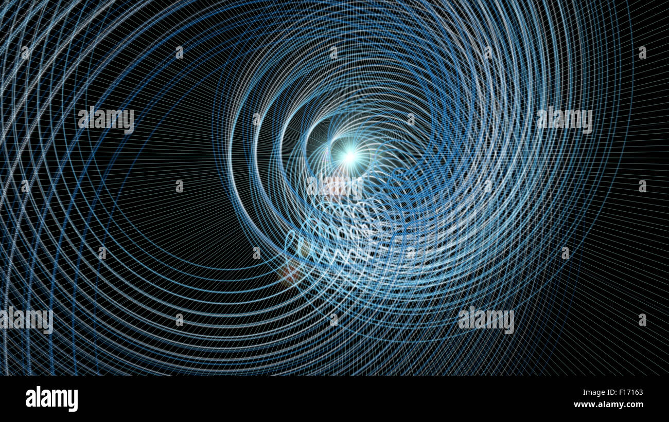 Futuristic technology wave background design with lights Stock Photo ...