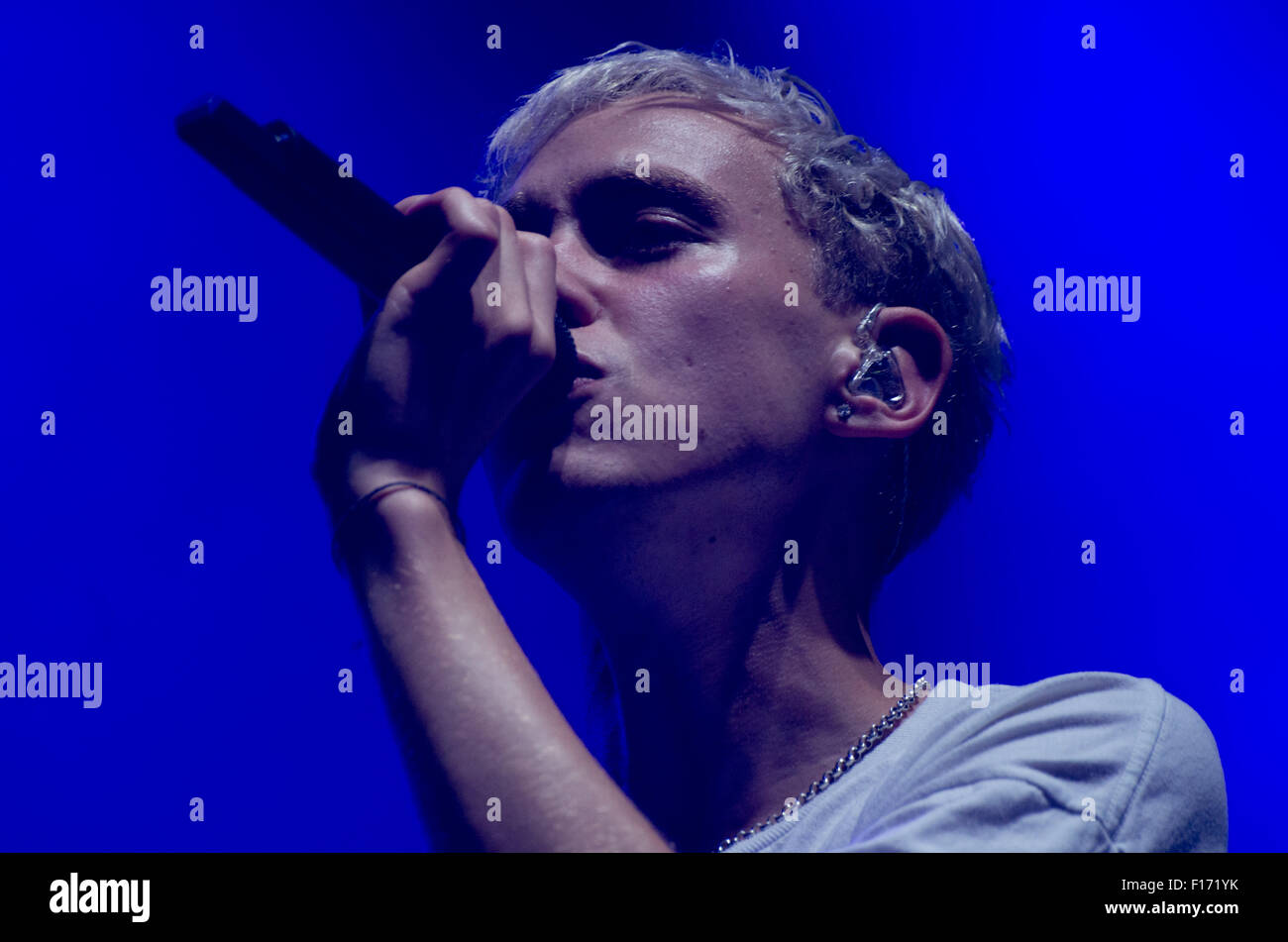 Olly Alexander of Years & Years performing on the NME Stage at Leeds ...