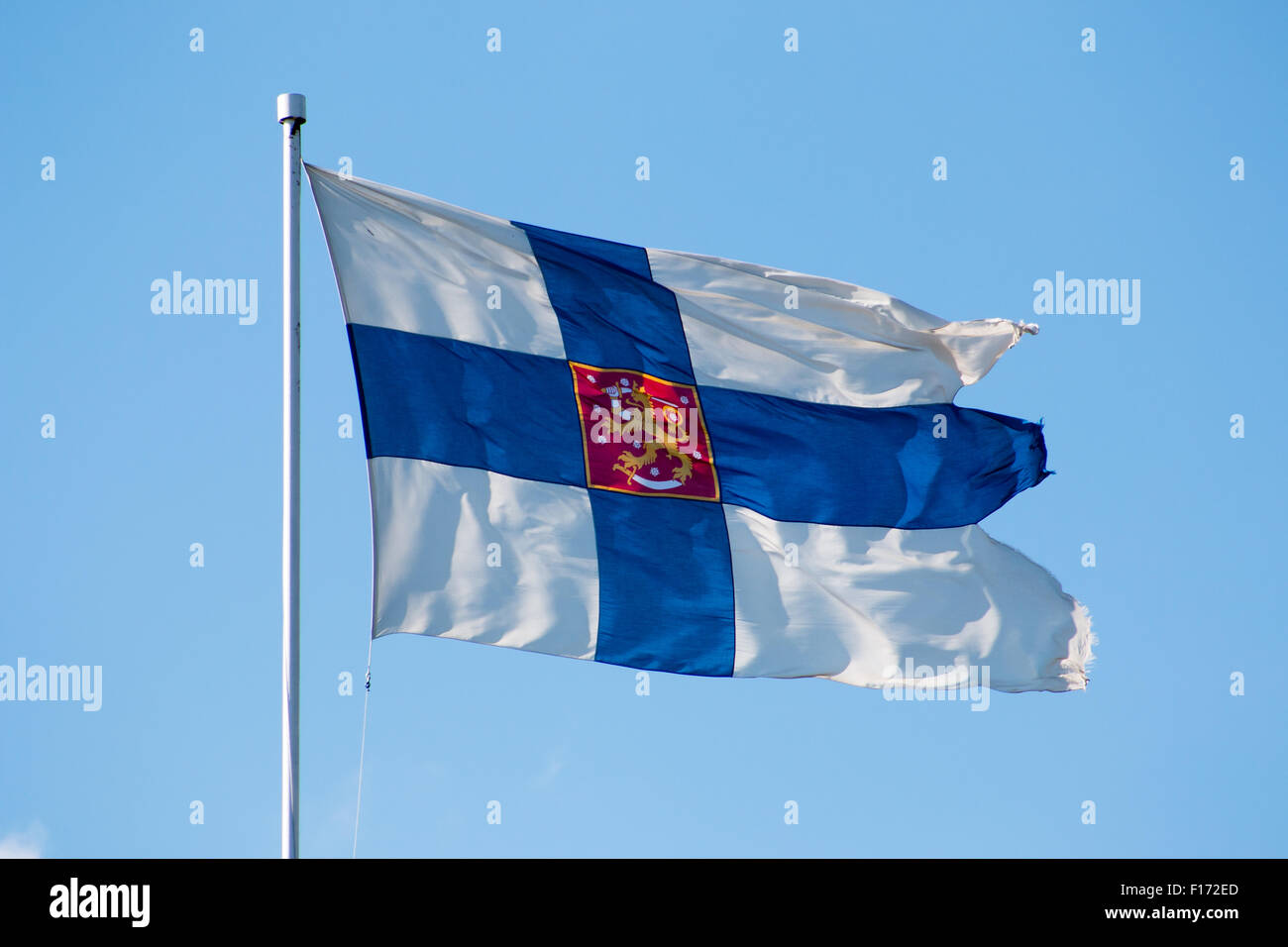 Waving finland flag hi-res stock photography and images - Alamy