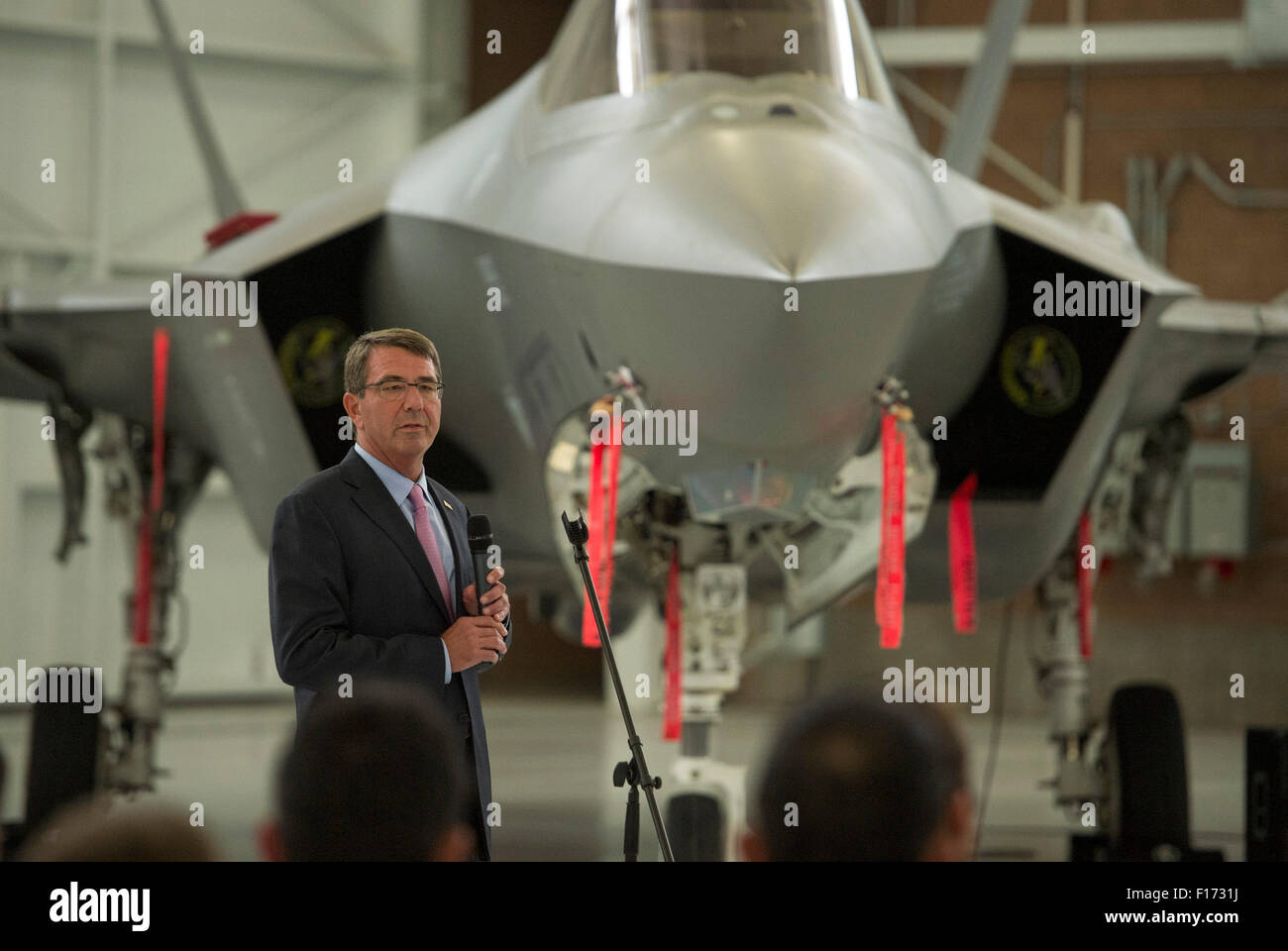 Visits nellis afb f 35 speaking hi-res stock photography and images - Alamy