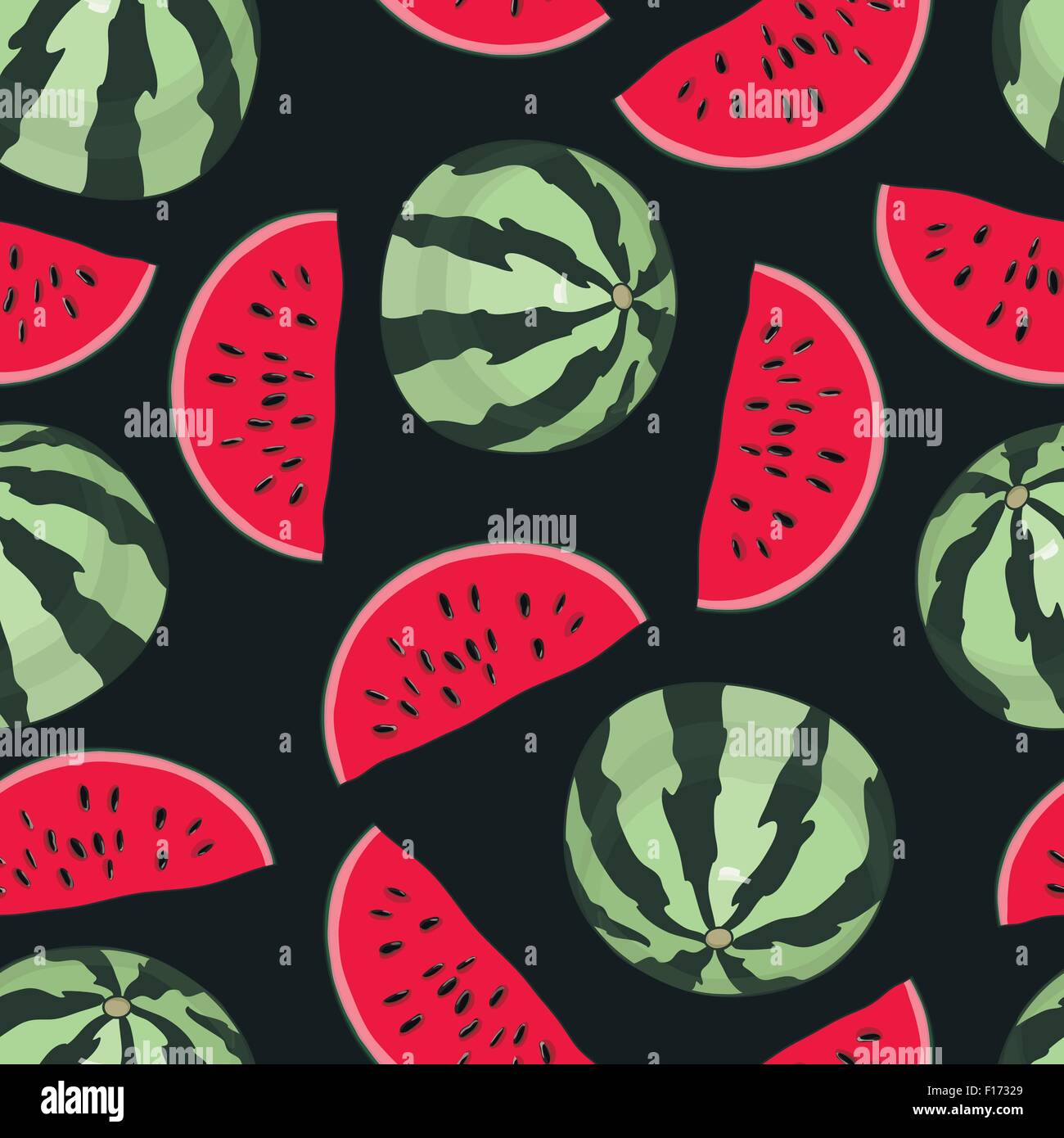 Seamless background with watermelon Stock Vector Image & Art - Alamy