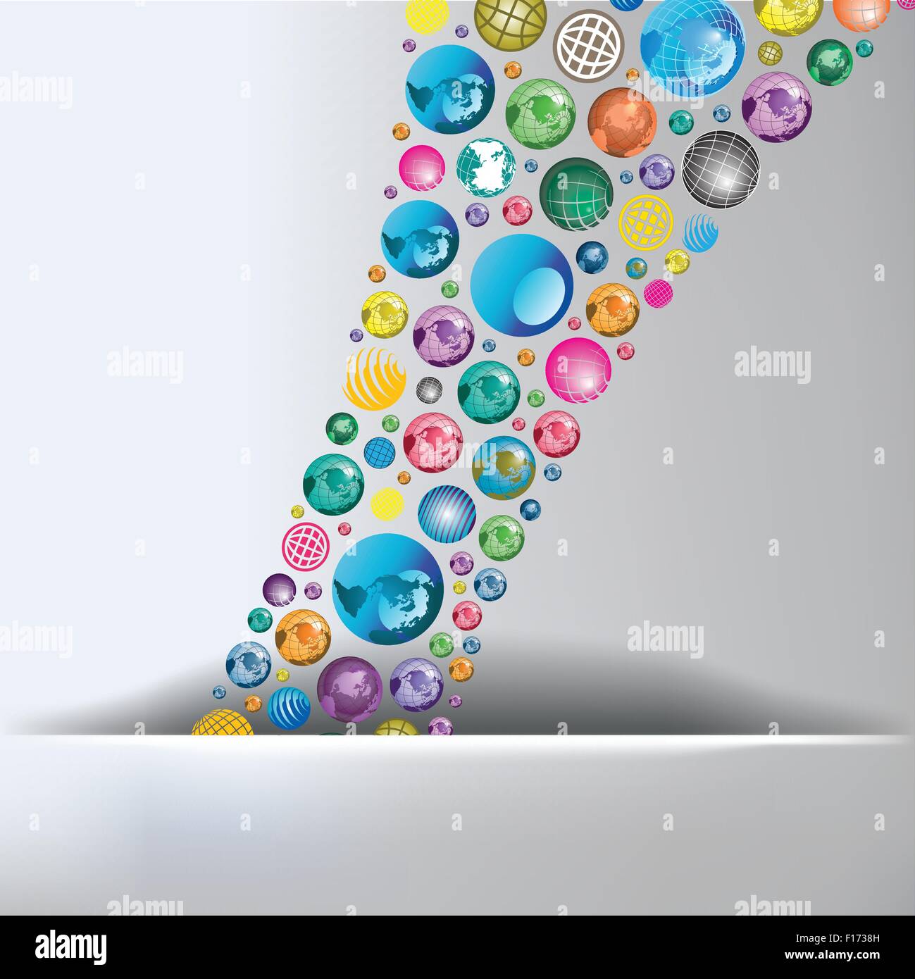 Globe Abstract Background for Print or Web Stock Vector Image & Art - Alamy