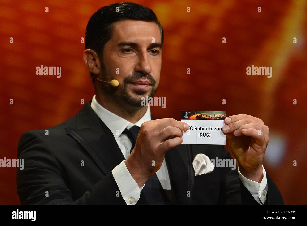 Monaco, Monaco. 28th Aug, 2015. Serbian former soccer player IVICA ...