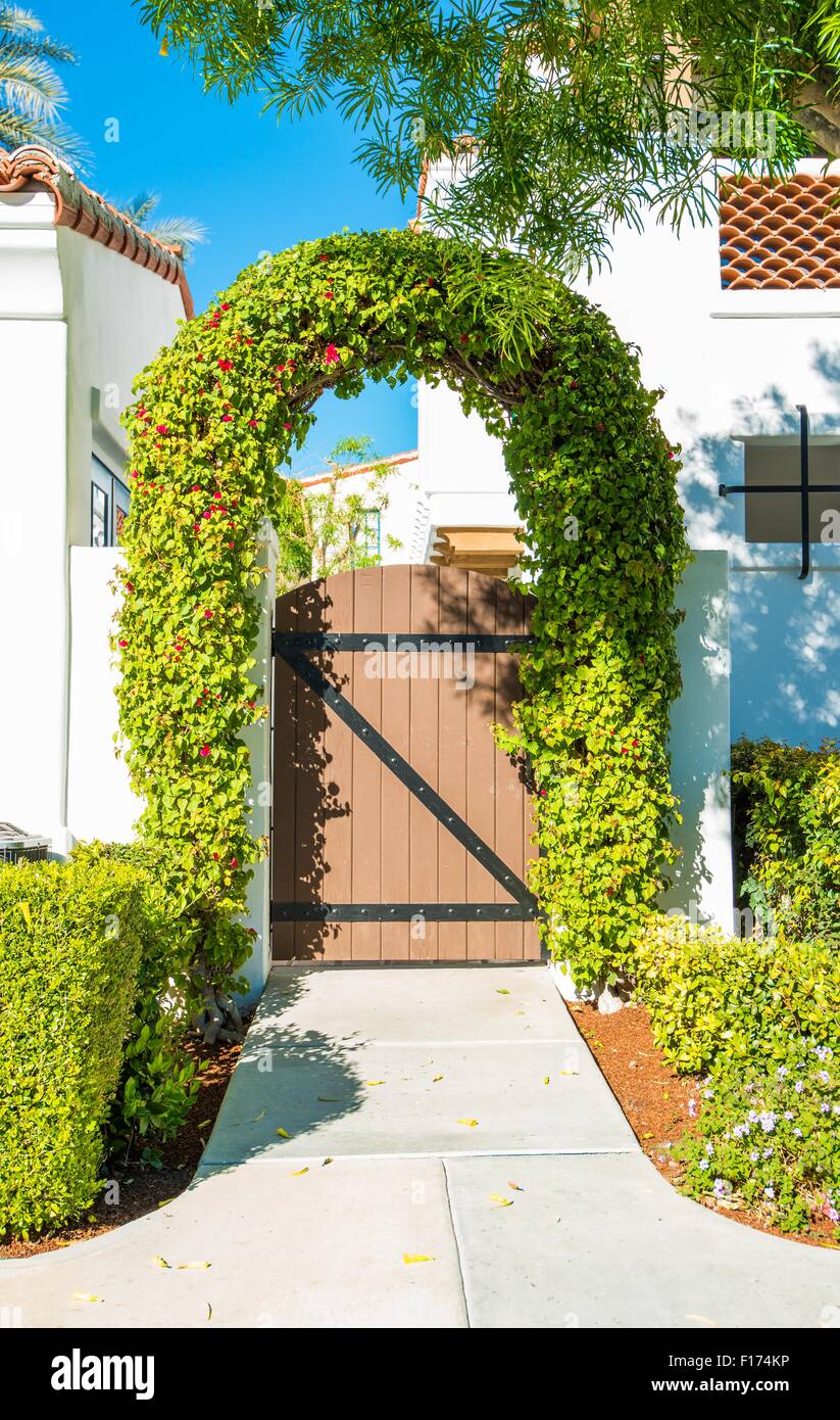 Mediterranean Wood Gate
