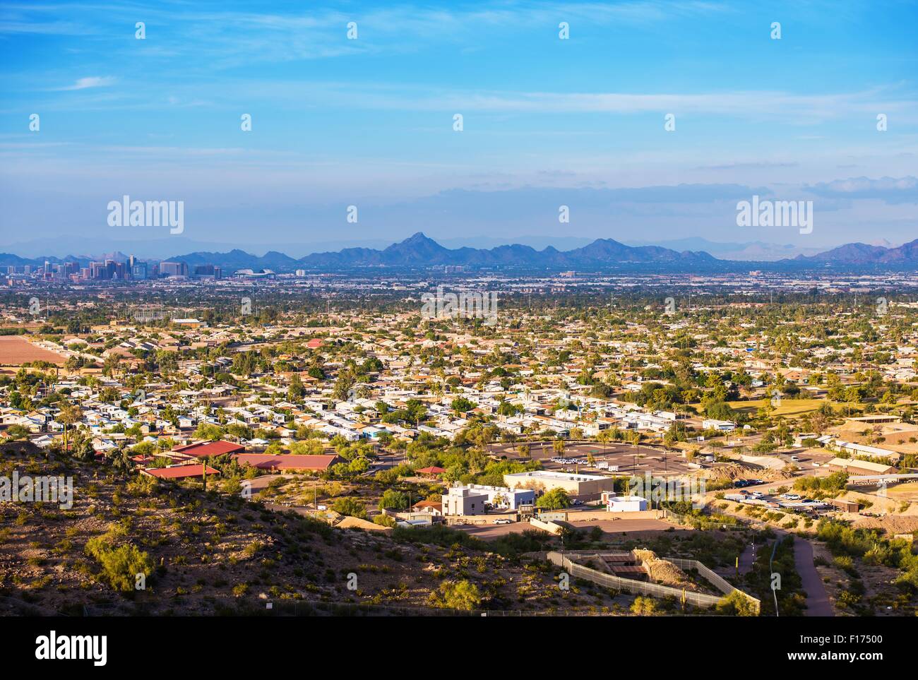 Phoenix Cityscape. November in Phoenix Arizona USA Stock Photo - Alamy