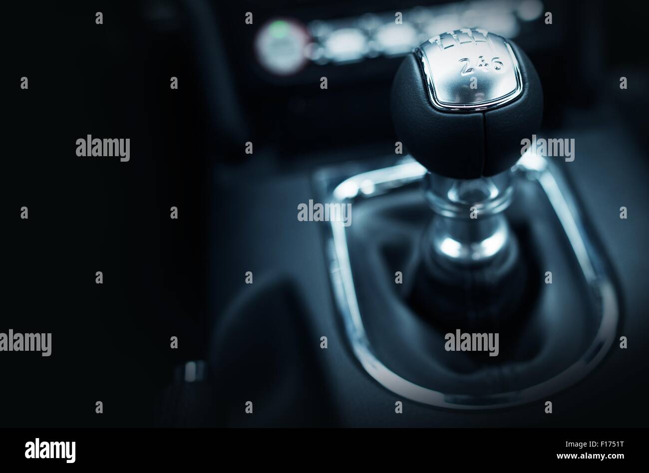 Six Speed Stick Shift Car Transmission. Stick Shift Driving. Modern Car ...