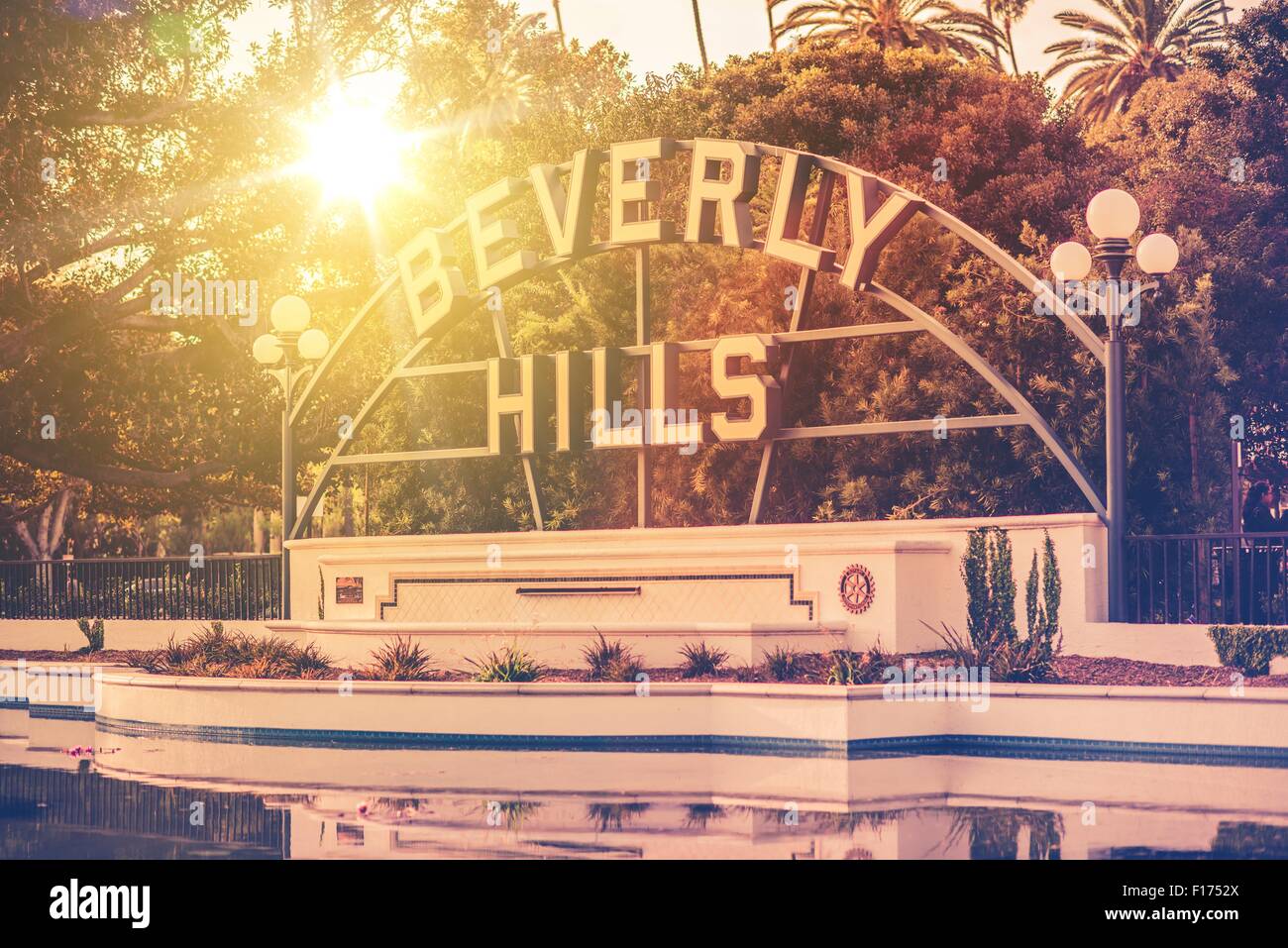 Beverly hills garden park hi-res stock photography and images - Alamy