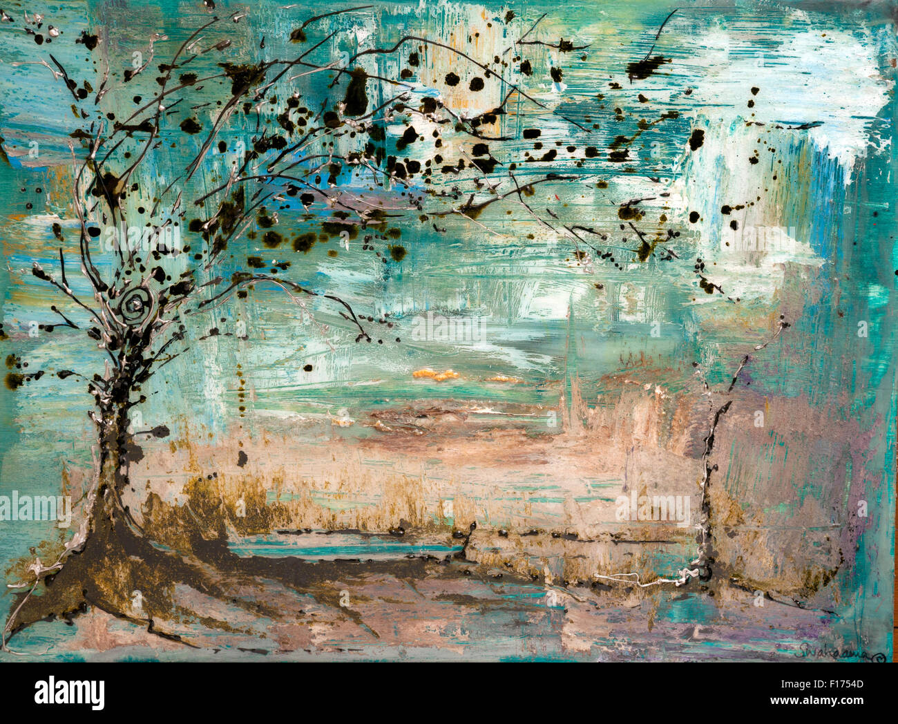 Acylic painting hi-res stock photography and images - Alamy