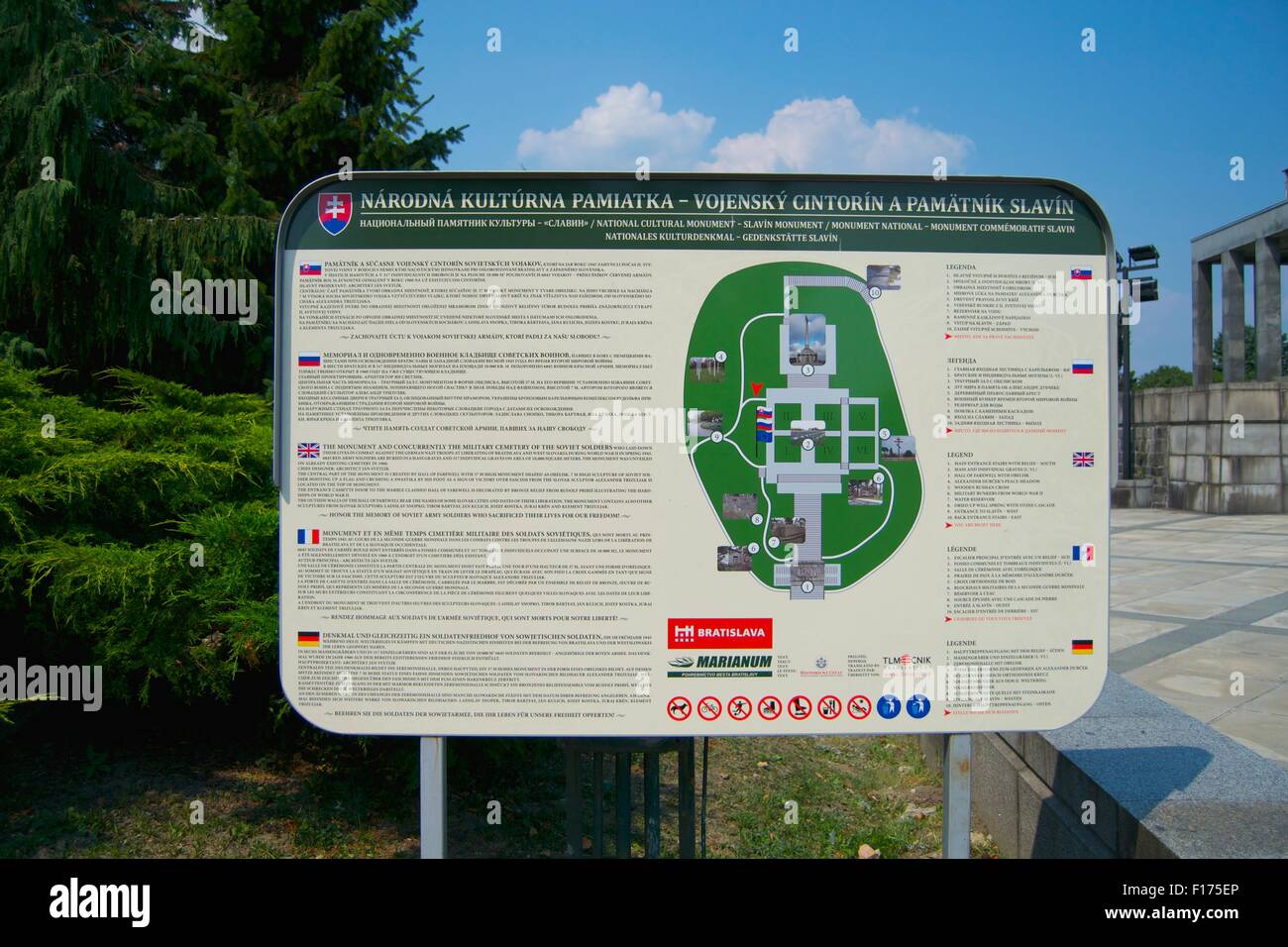 Map of bratislava hi-res stock photography and images - Alamy