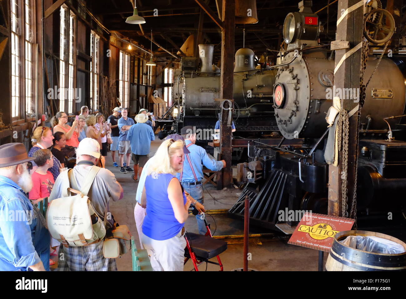 The Roundhouse in the Railtown 1897 State Historic Park in Jamestown ...