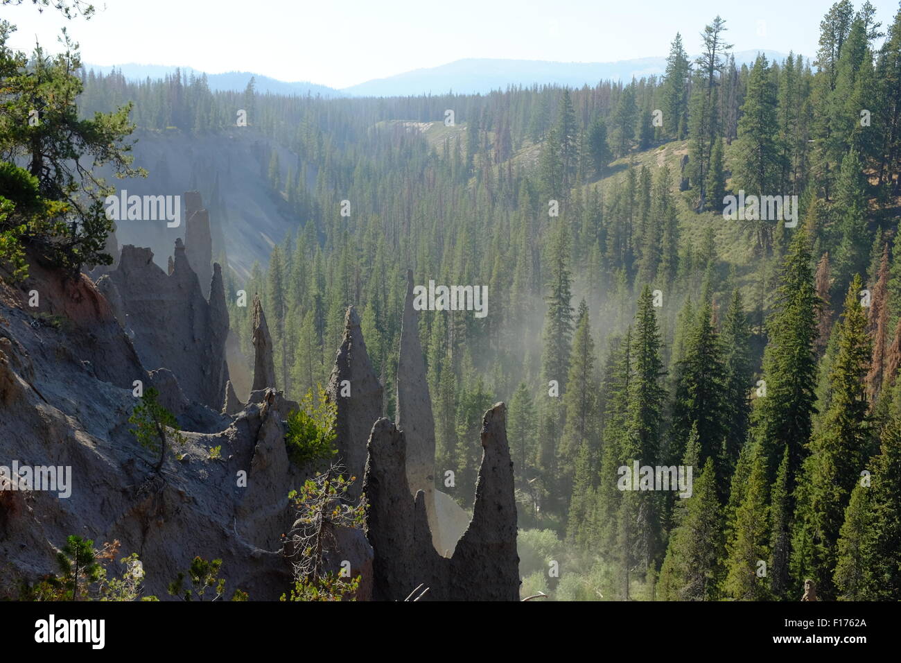 Crater Lake And Oregon And Pinnacles High Resolution Stock Photography ...