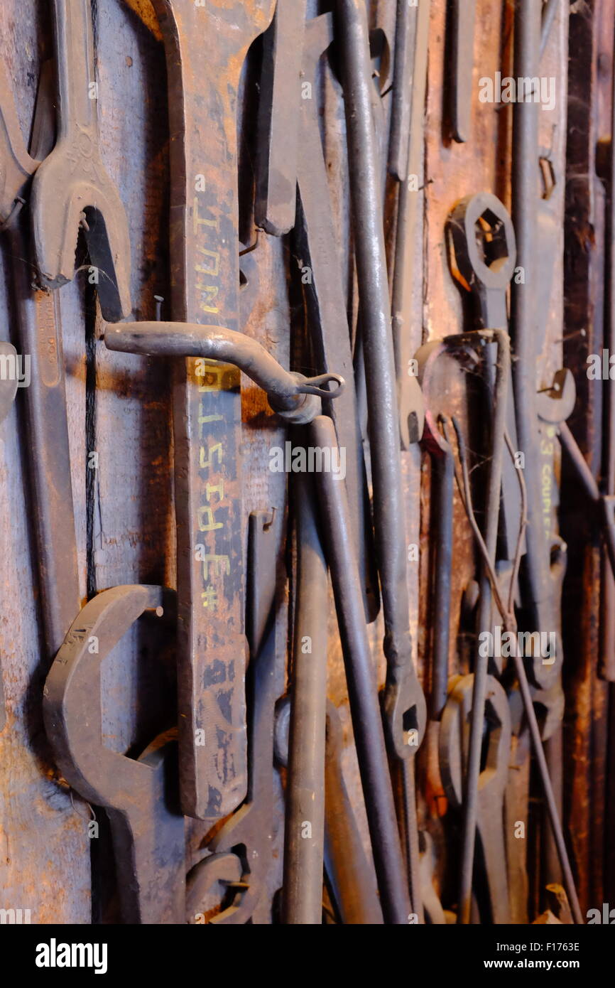 Collection of Old Tools Stock Photo - Alamy