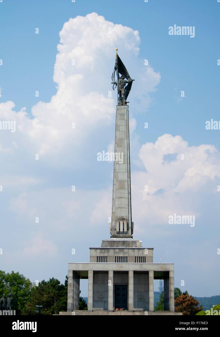 Slavin Memorial Bratislava Martyr monument Stock Photo - Alamy