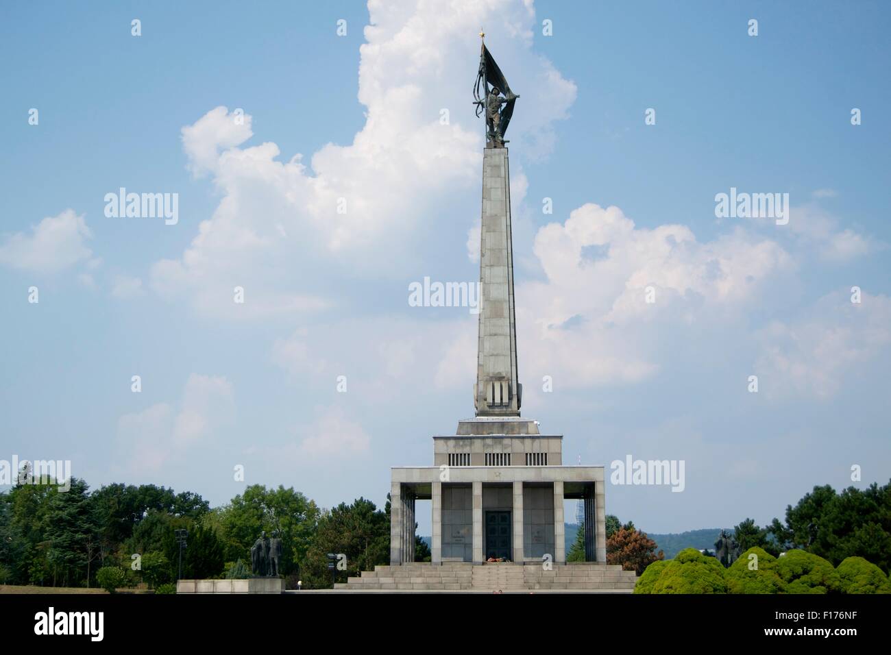 Slavin Memorial Bratislava Martyr monument Stock Photo - Alamy