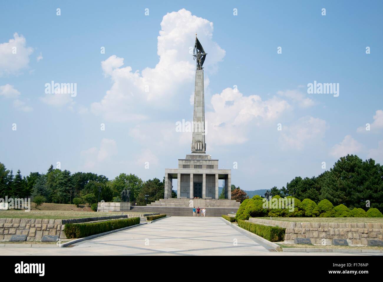 Slavin Memorial Bratislava Martyr monument Stock Photo - Alamy