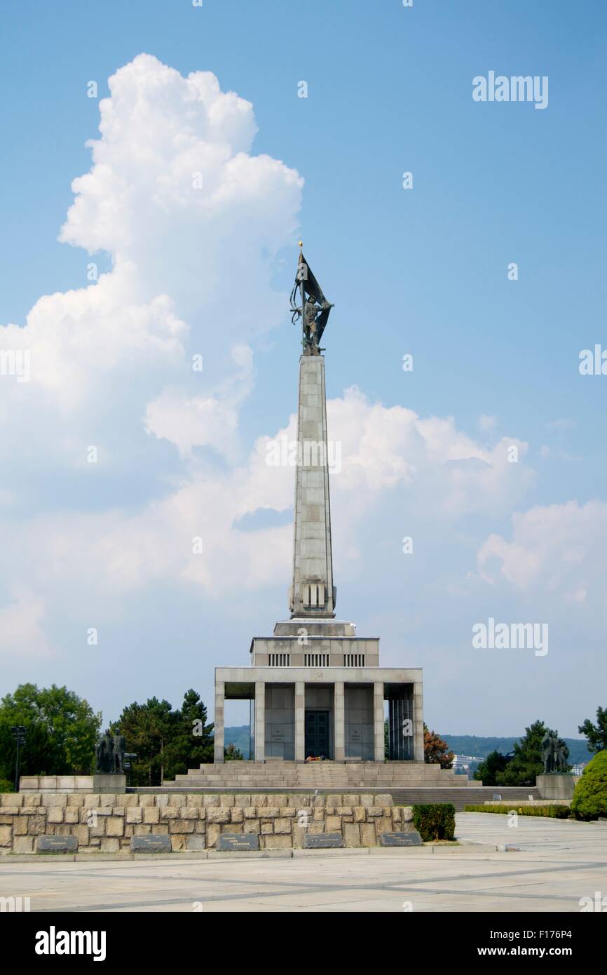 Slavin Memorial Bratislava Martyr graveyard Stock Photo - Alamy