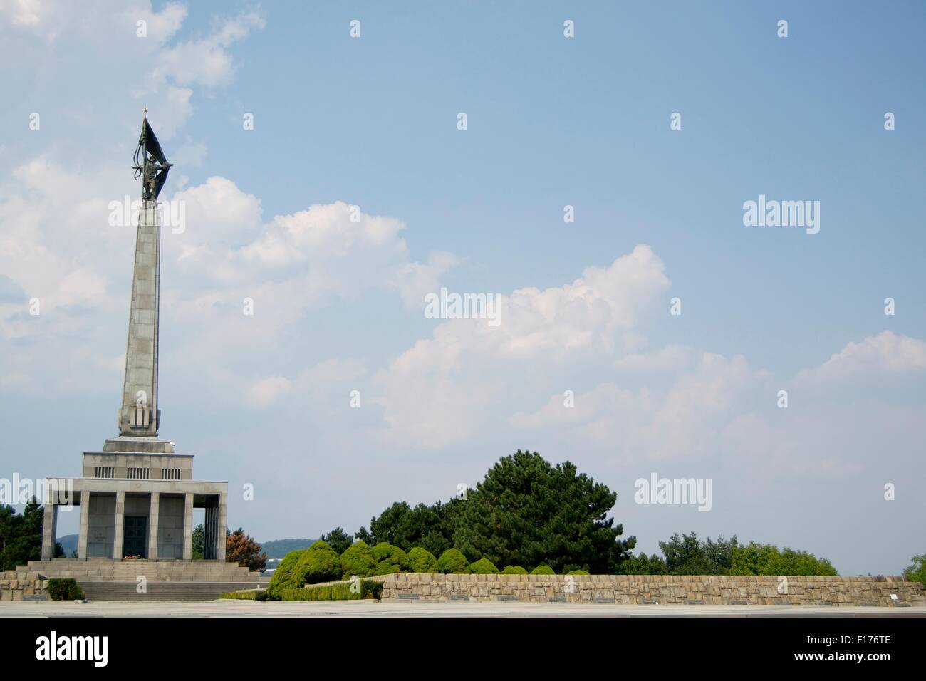 Slavin Memorial Bratislava Martyr graveyard Stock Photo - Alamy