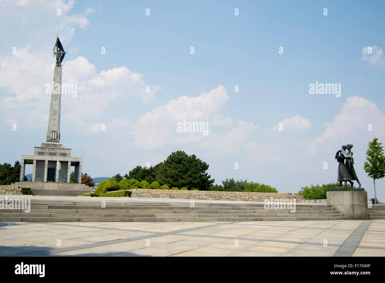 Slavin Memorial Bratislava Martyr monument Stock Photo - Alamy