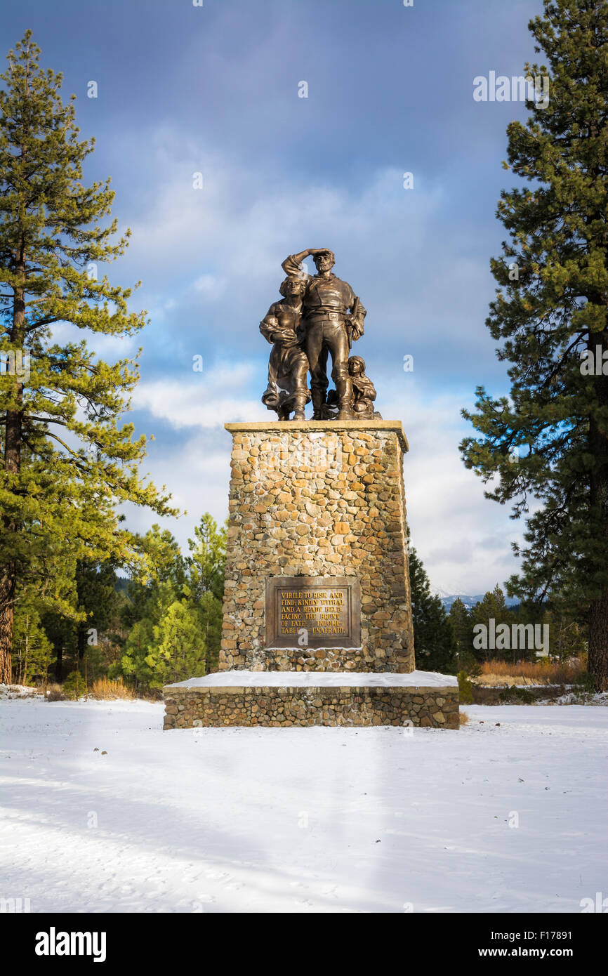 Monument to the Donner Party, Donner Memorial State Park, Truckee ...