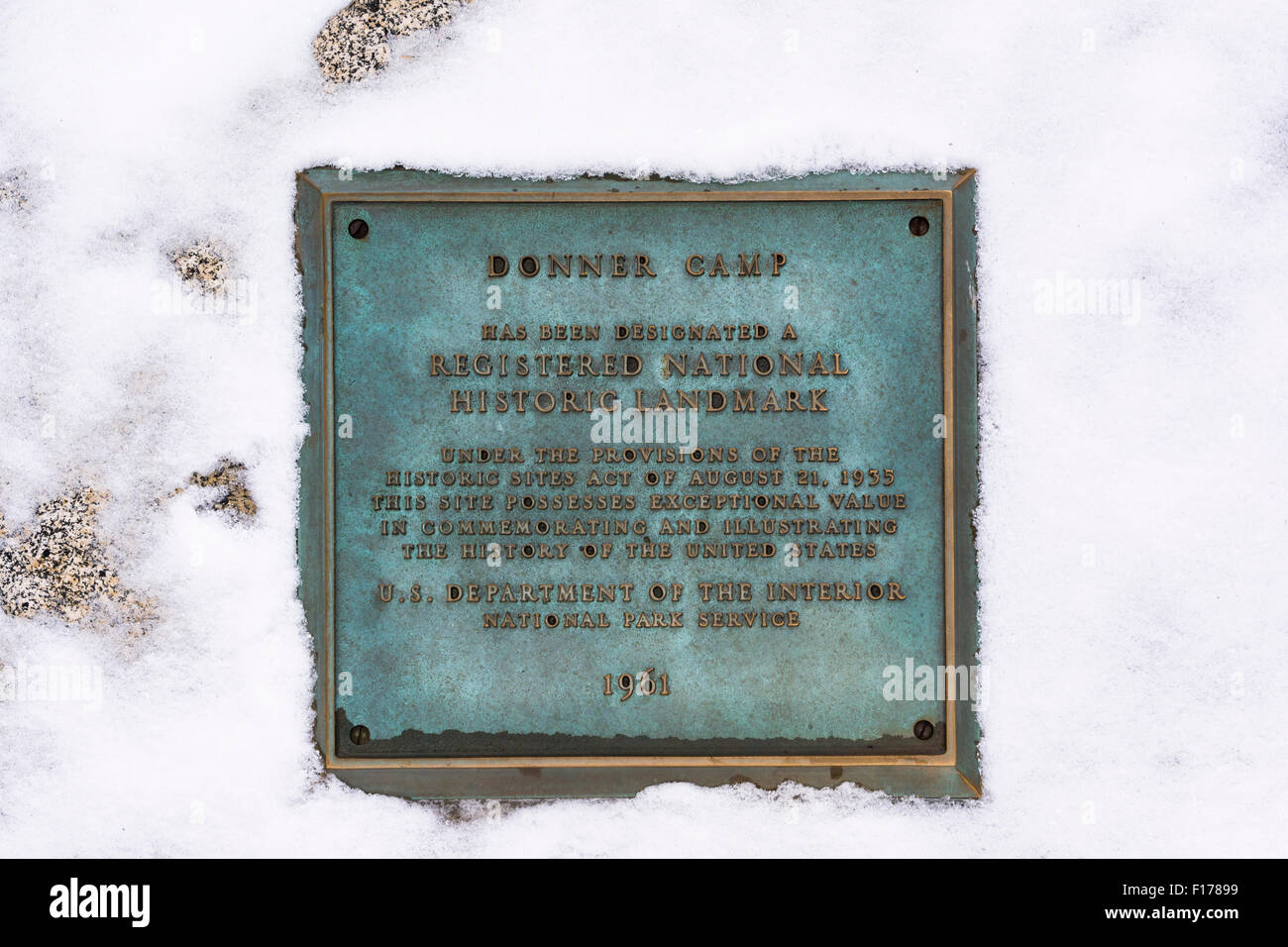 Donner pass sign hi-res stock photography and images - Alamy