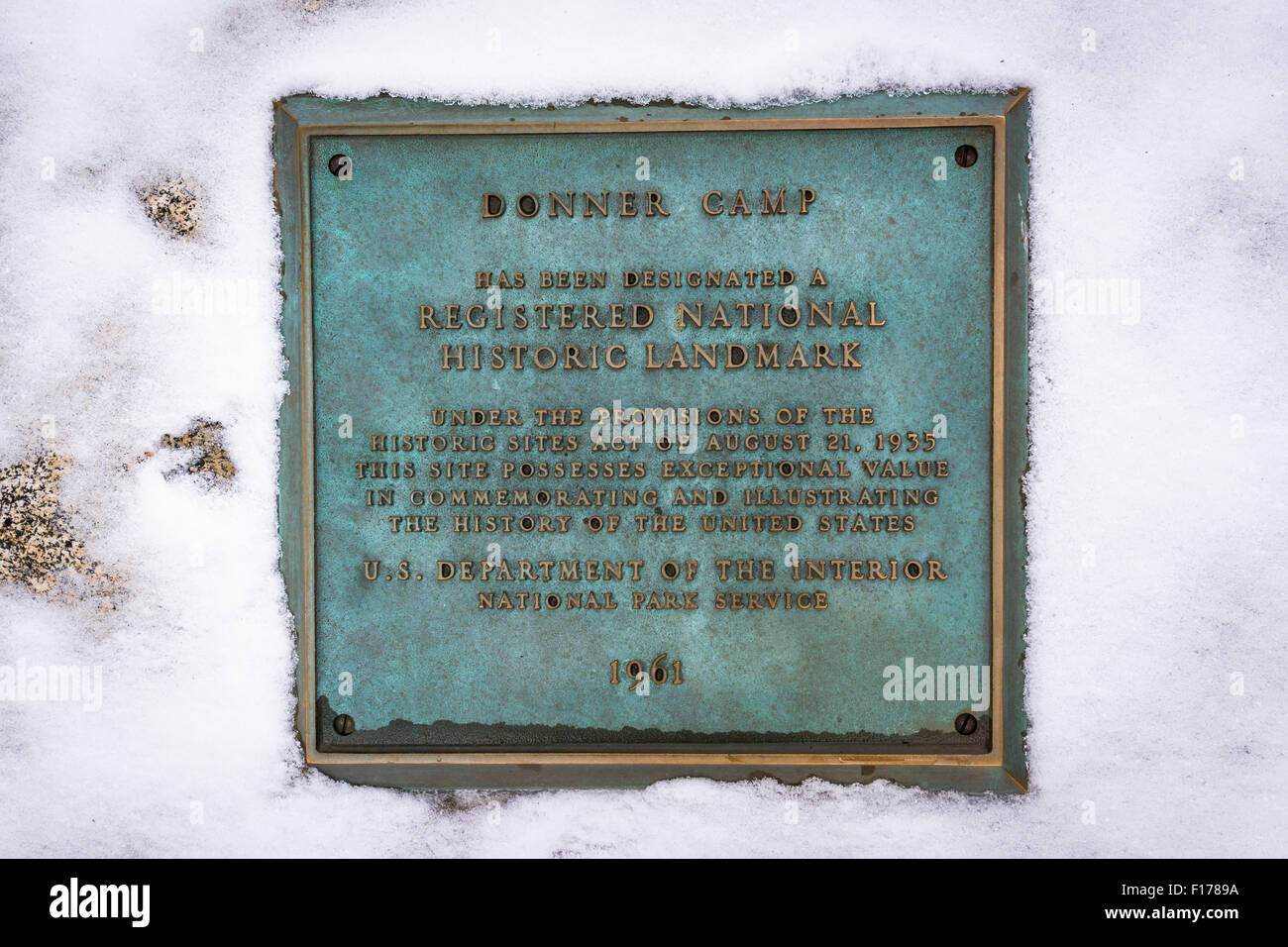 Monument to the Donner Party, Donner Memorial State Park, Truckee ...