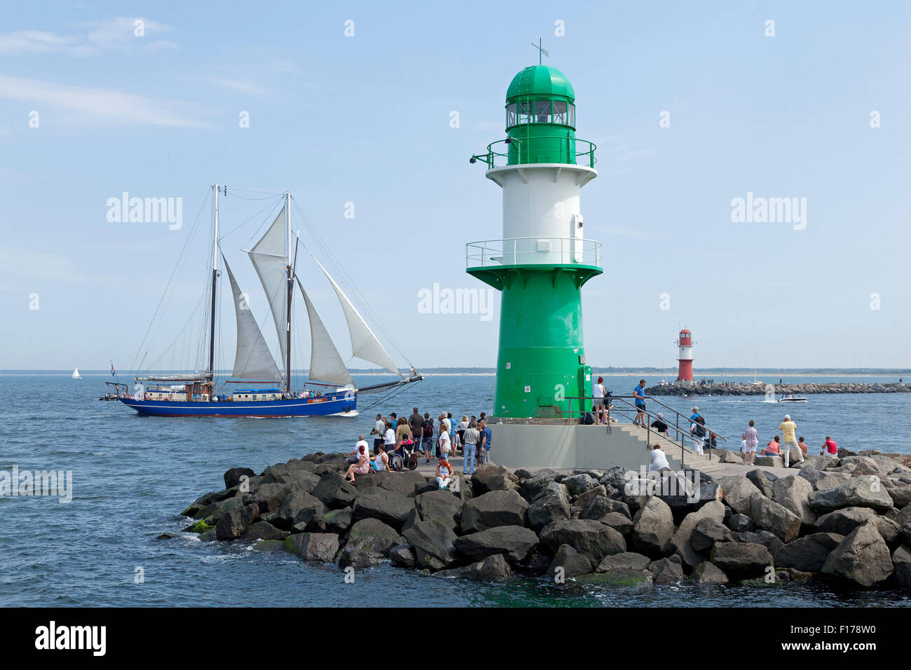 sailing ship, Hanse Sail, Warnemuende, Rostock, Mecklenburg-West ...