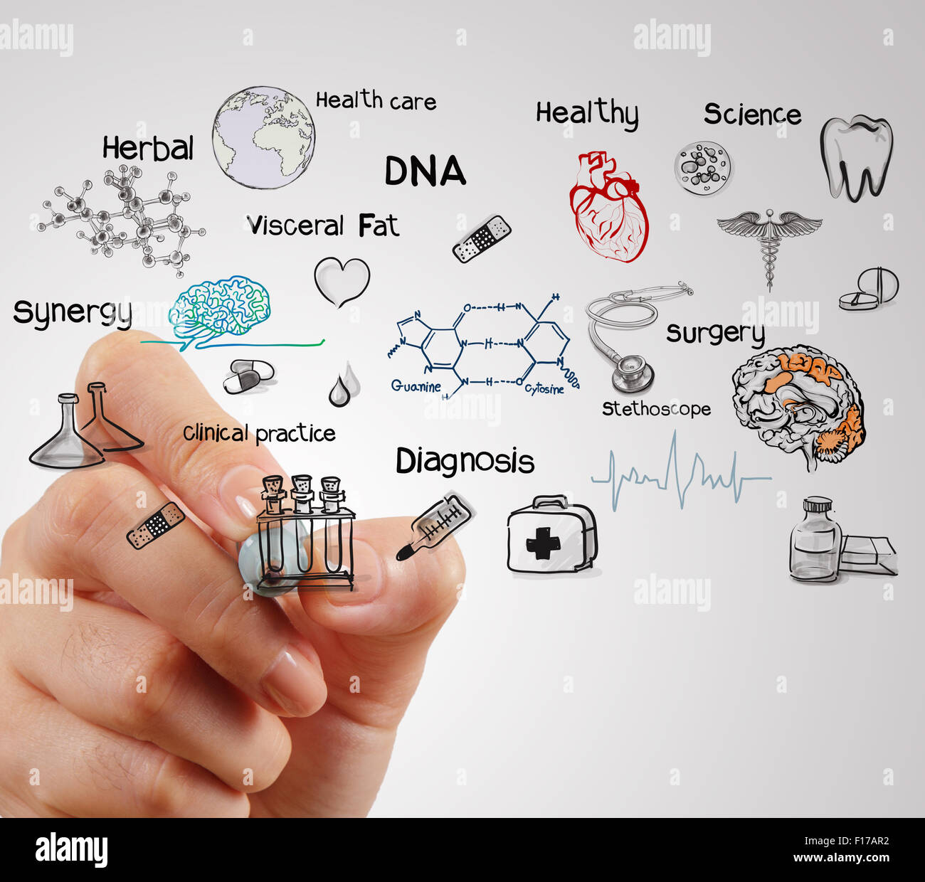 Medical interface on computer hi-res stock photography and images - Alamy