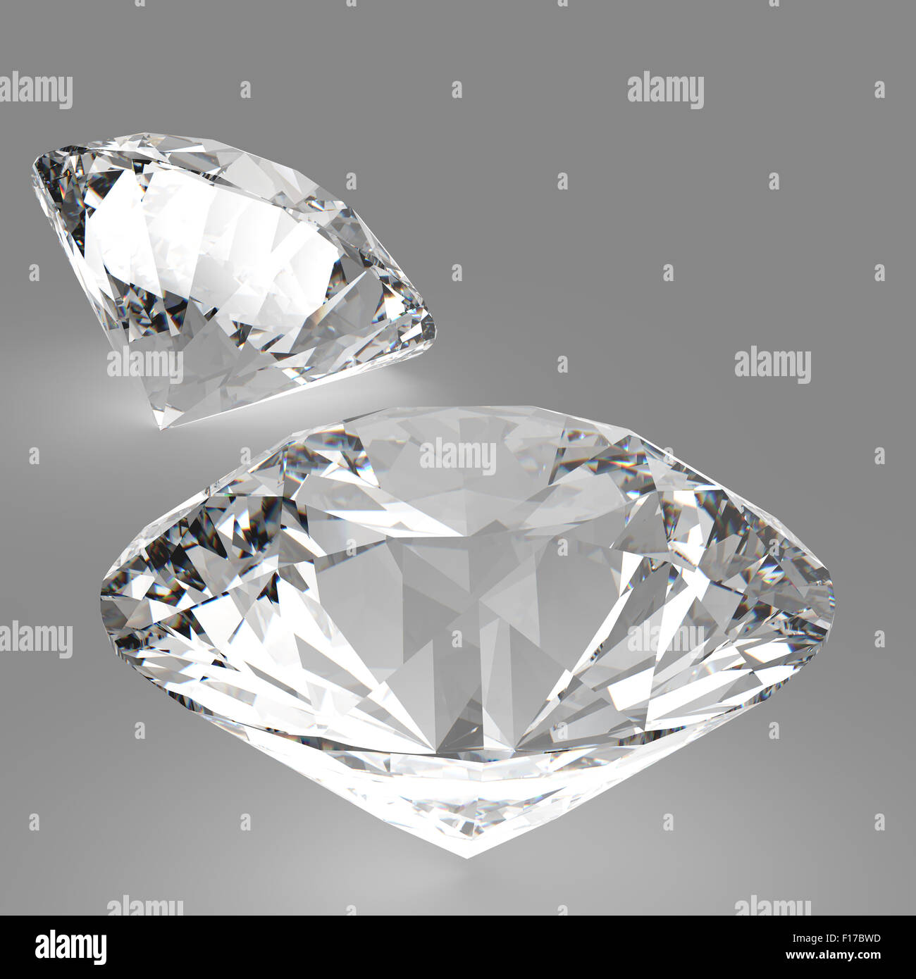Diamonds 3d in composition as concept Stock Photo - Alamy
