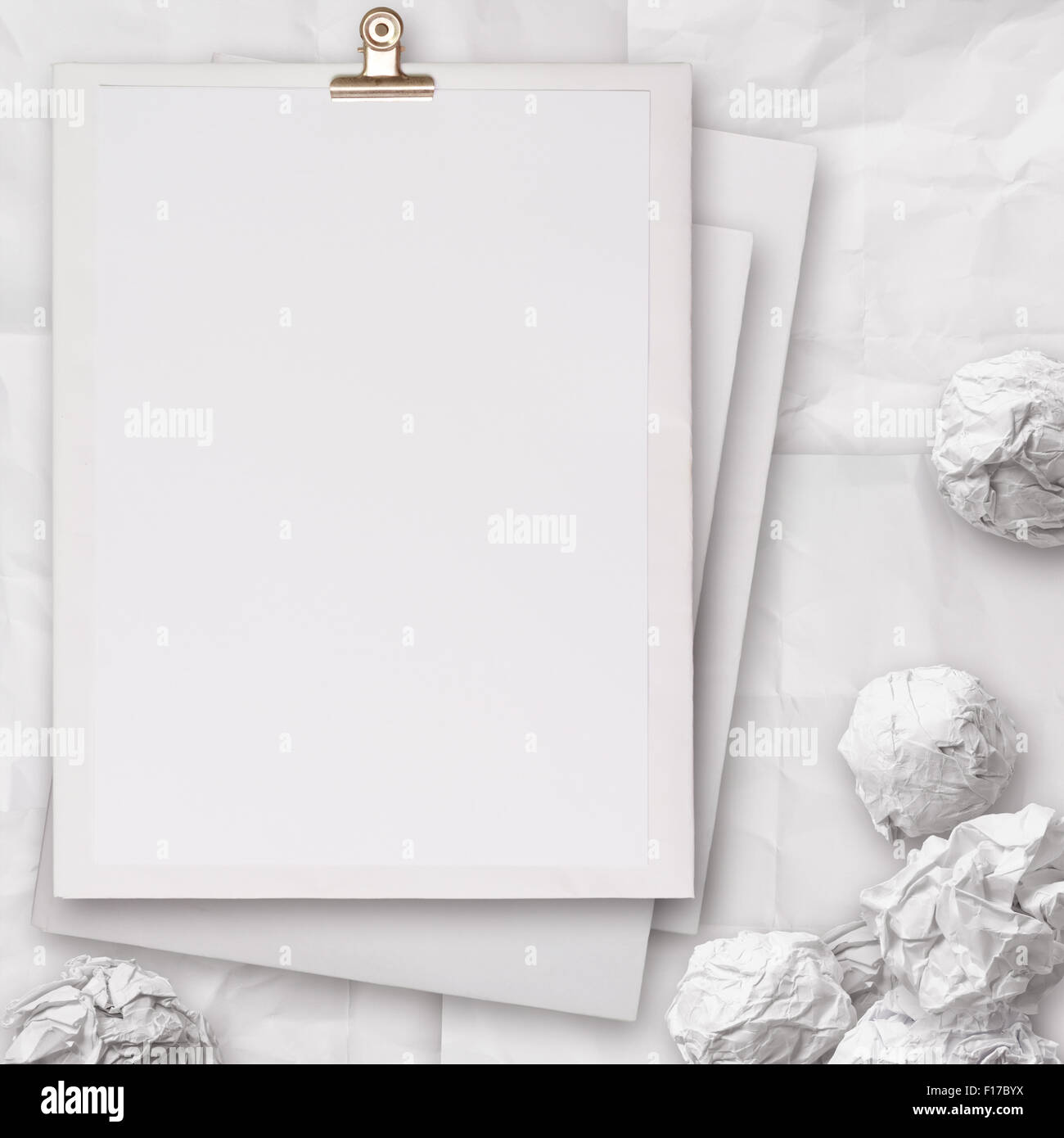 stack of blank paper book on texture background as concept Stock Photo ...