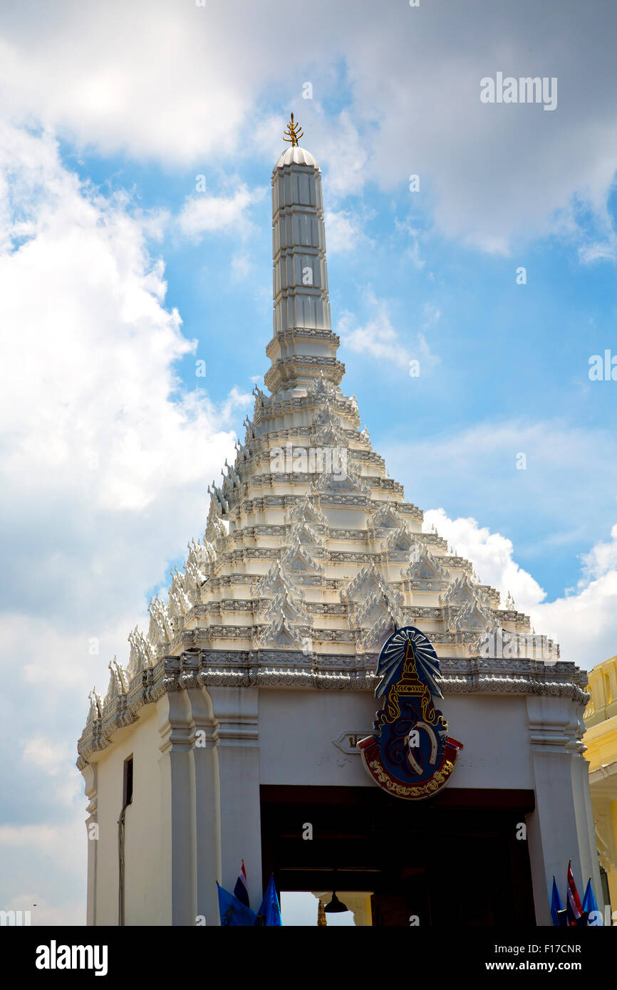 thailand asia in bangkok rain temple abstract cross colors roof wat ...