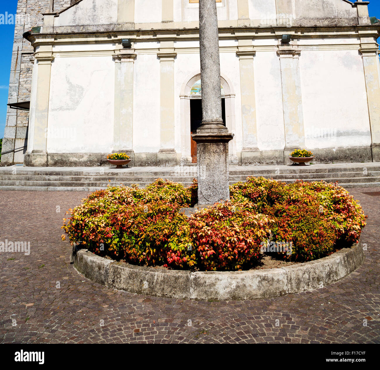column old architecture in italy europe milan religio and sunlight ...