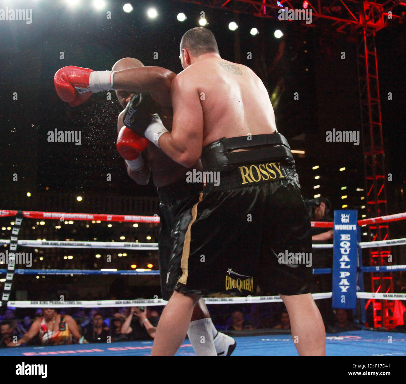 Las Vegas, Nevada, USA. 29th Aug, 2015. Heavyweight boxers Trevor Bryan ...