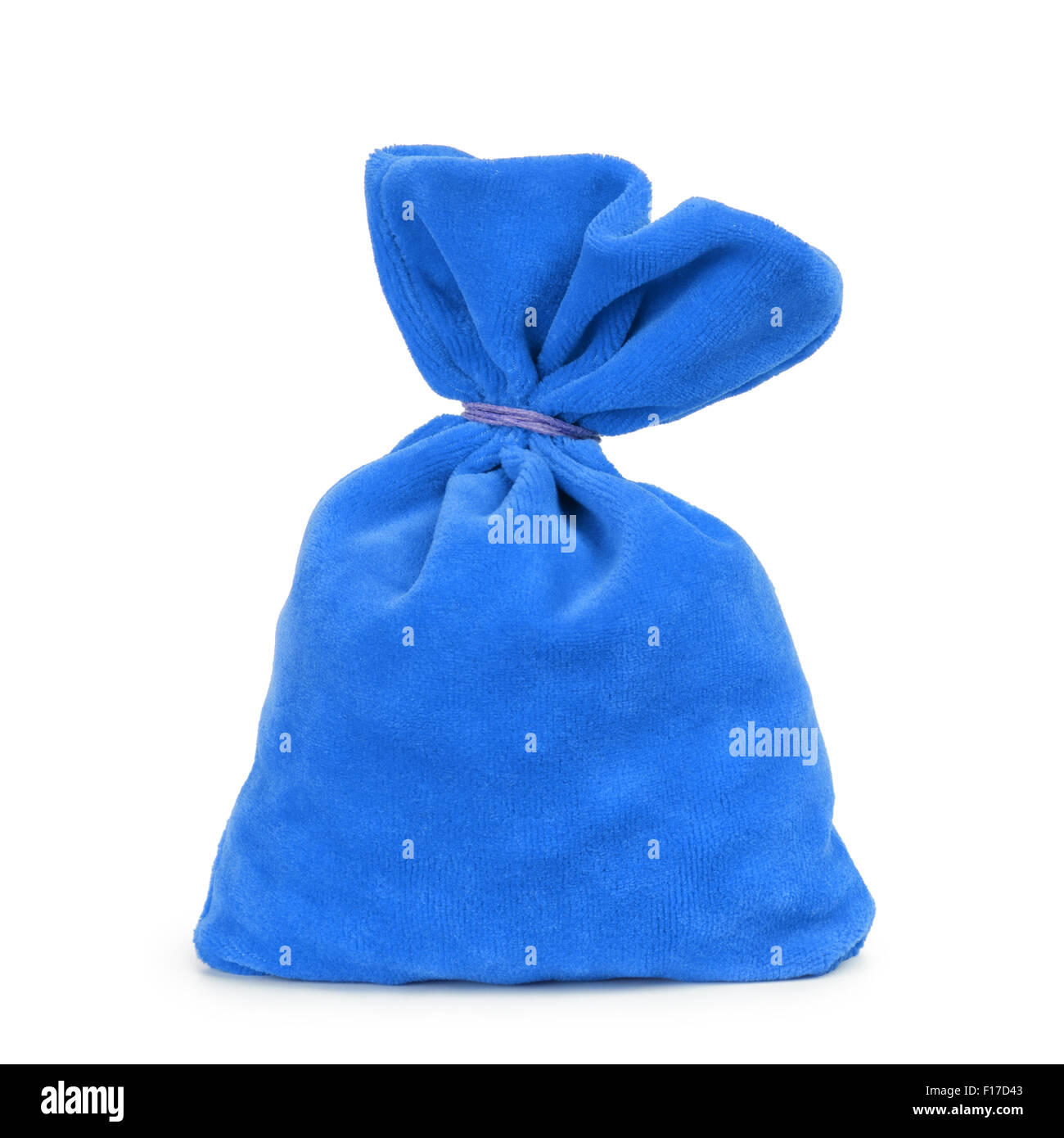 Brown ribbon on blue Cut Out Stock Images & Pictures - Alamy