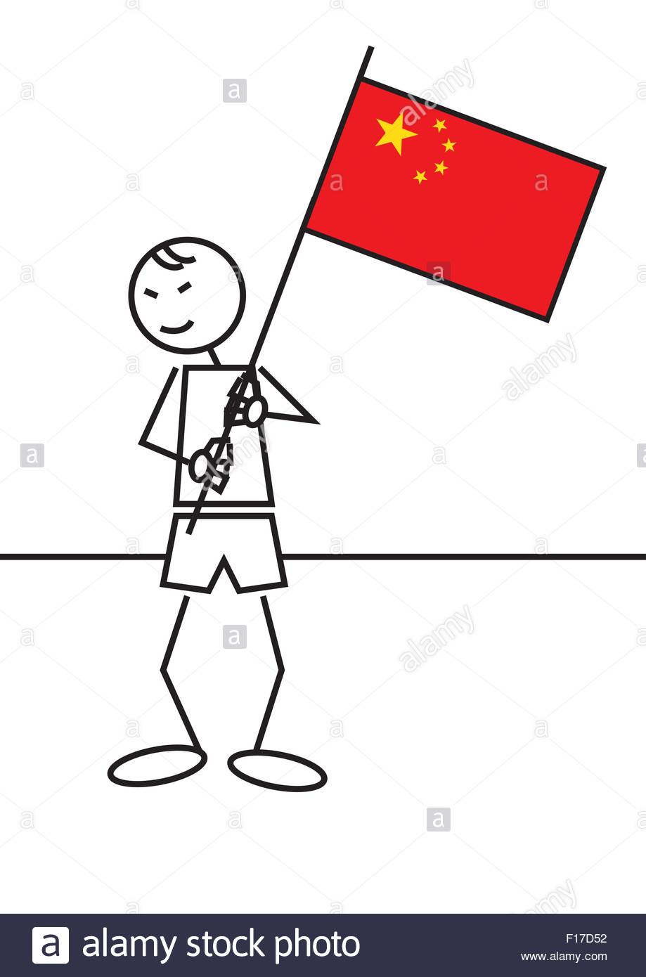 Stick Figure Flag High Resolution Stock Photography and Images - Alamy