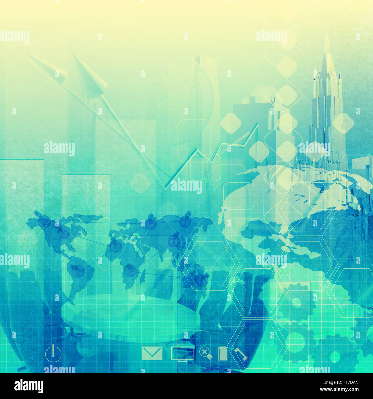 Abstract business background as vintage style concept Stock Photo - Alamy