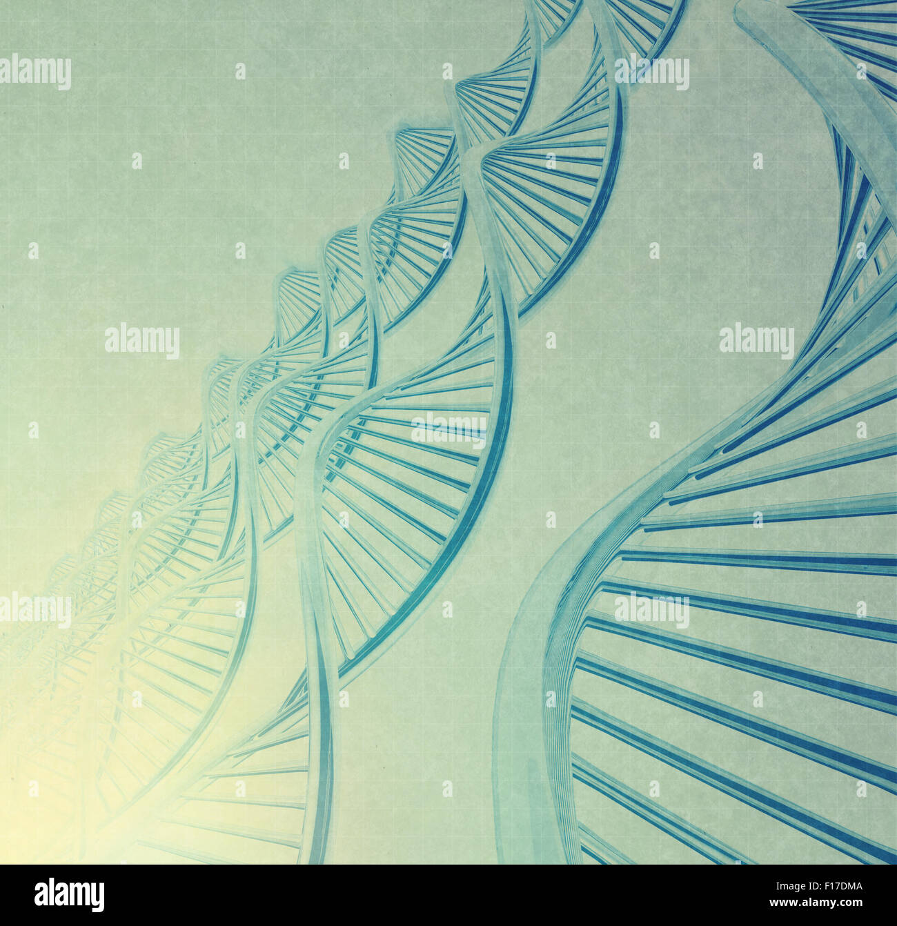 dna in medical colour background as vintage style concept Stock Photo ...