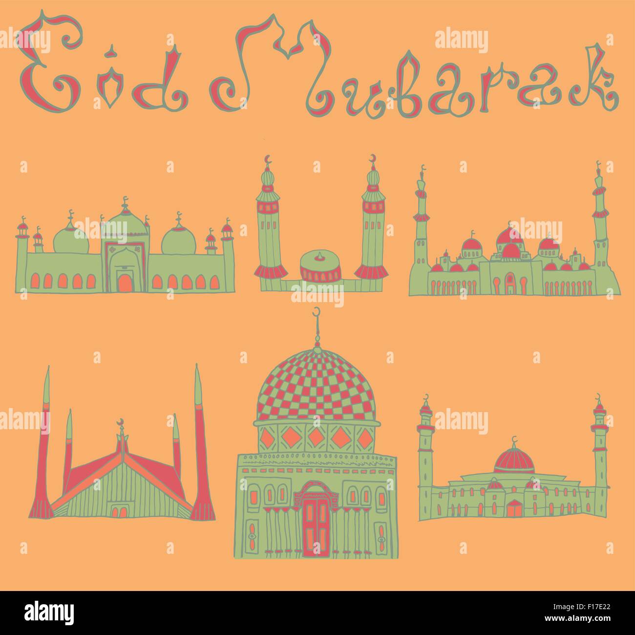 doodles of mosques Stock Vector Image & Art - Alamy