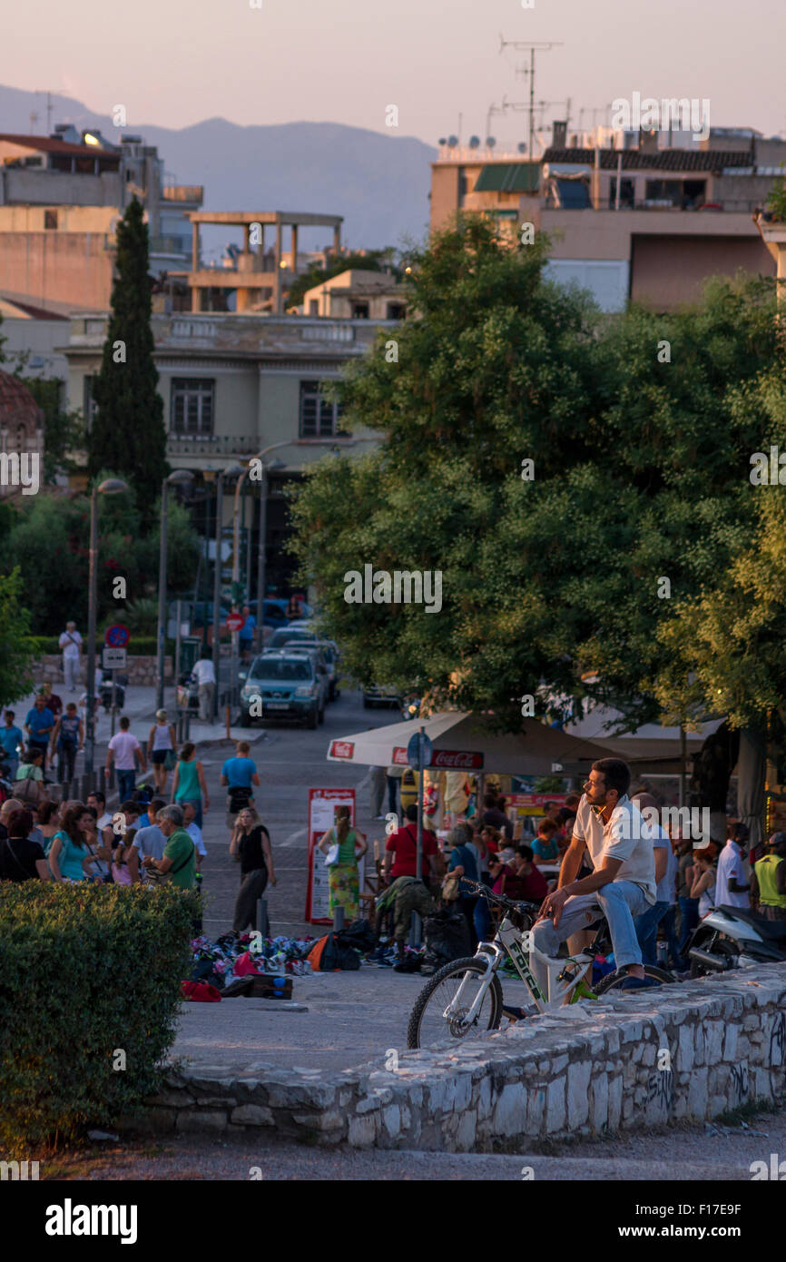 Athens evening hi-res stock photography and images - Alamy