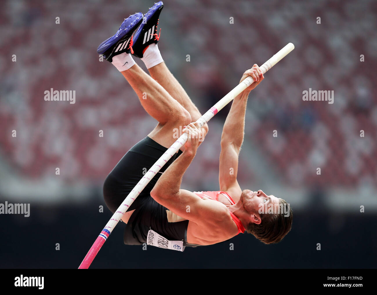 Beijing, China. 29th Aug, 2015. Germany's Rico Freimuth competes in the ...